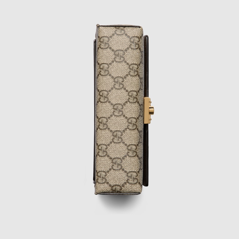 Ophidia mini top handle bag in beige and ebony Supreme | GUCCI® US