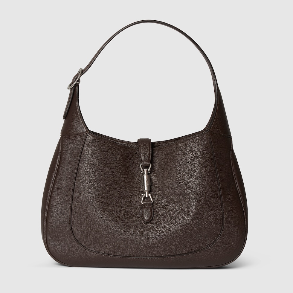 Gucci Jackie 1961 large bag in brown leather | GUCCI® UK