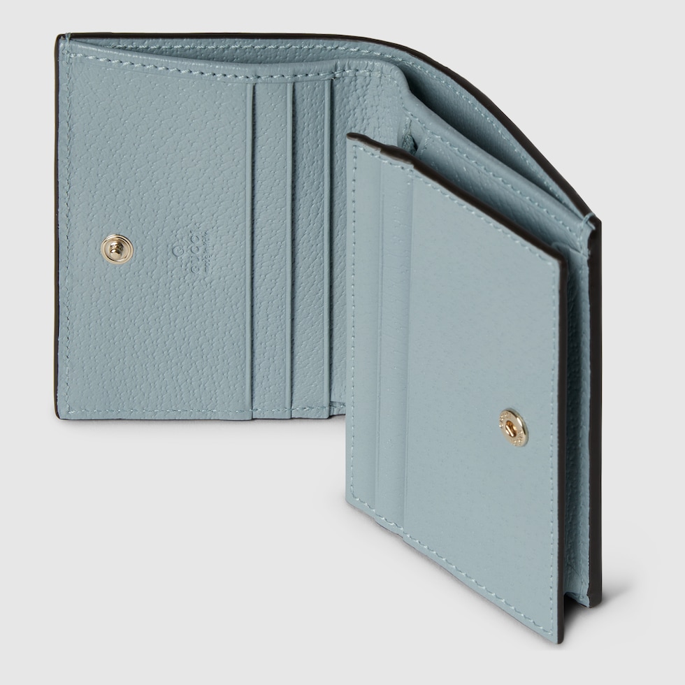 Ophidia card case wallet in dusty blue GG Supreme | GUCCI® NL