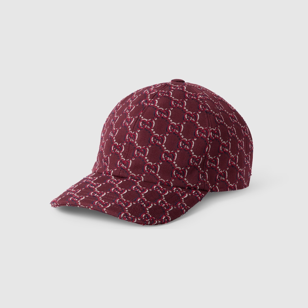Baseball hat with GG Shadow in red | GUCCI® ZA