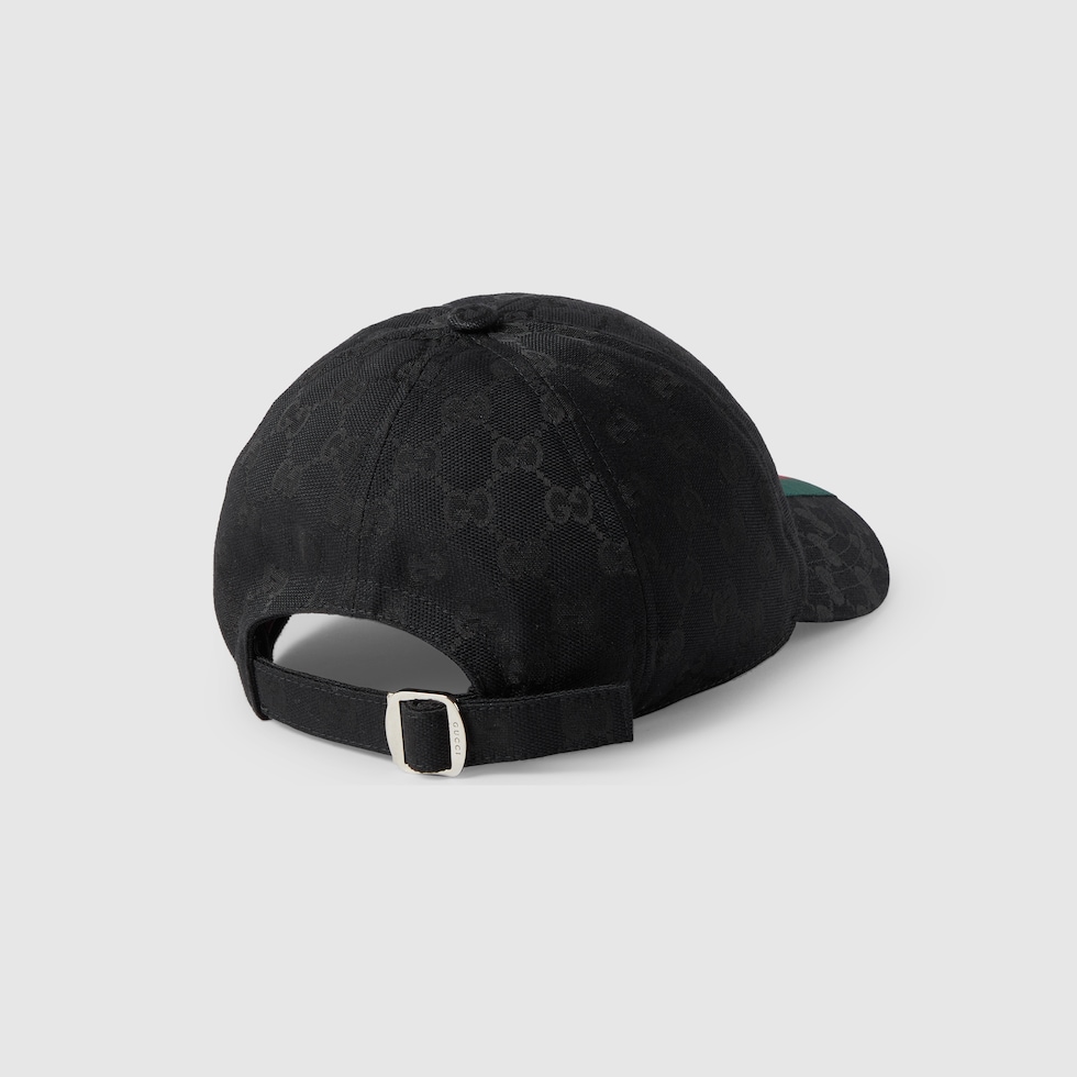 Gorra de béisbol de lona GG en negro | GUCCI® ES
