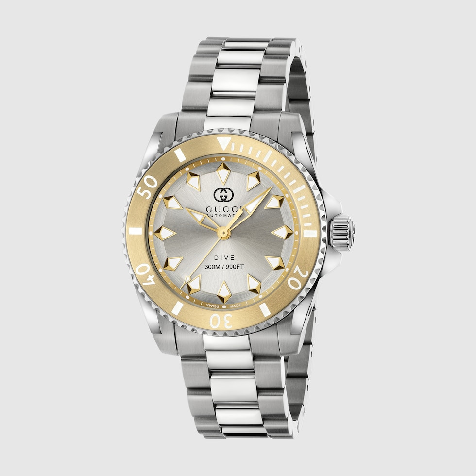 Gucci Dive watch, 40mm in steel | GUCCI® CZ