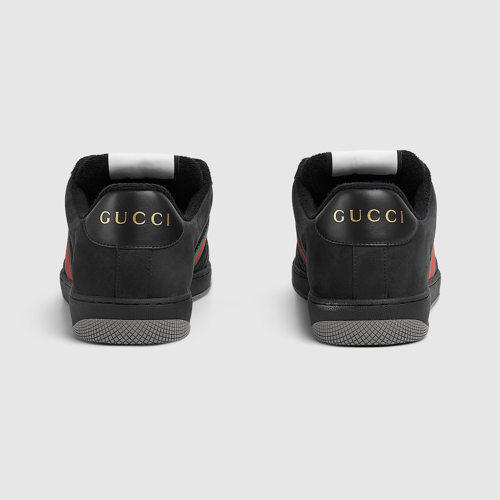 Men's GG Screener trainer in black GG canvas | GUCCI® NL