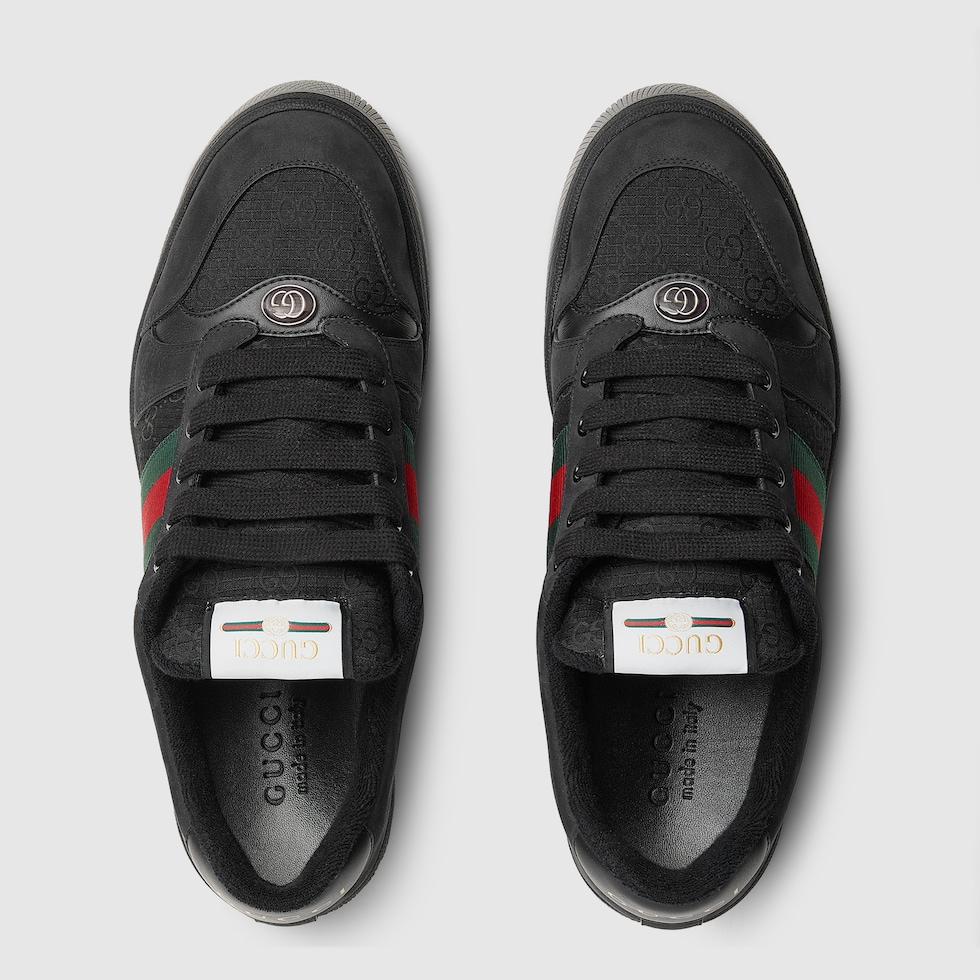 Men's GG Screener trainer in black GG canvas | GUCCI® BG