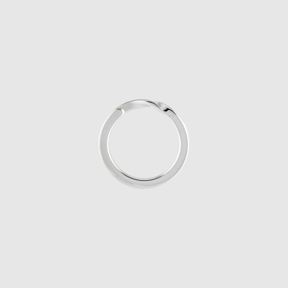 Gucci Interlocking keyring in 941 sterling silver | GUCCI® US