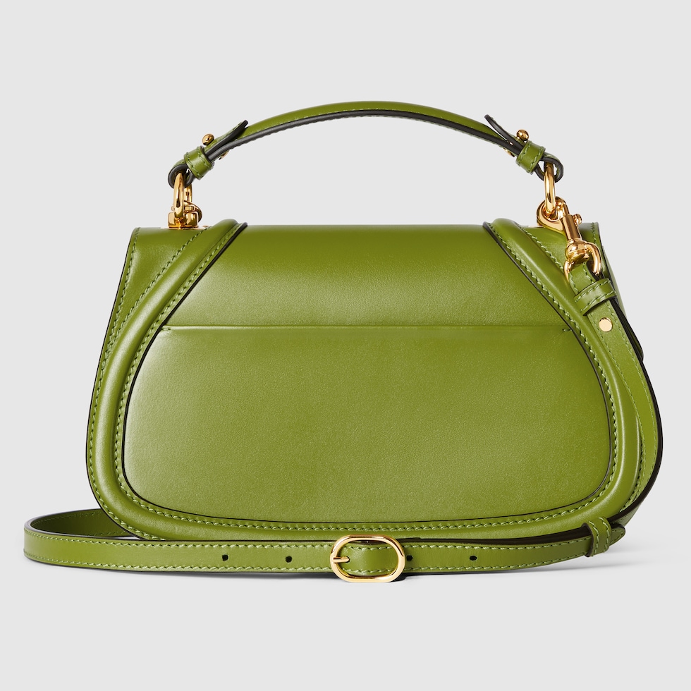 Gucci Blondie small top handle bag in green leather | GUCCI® BG