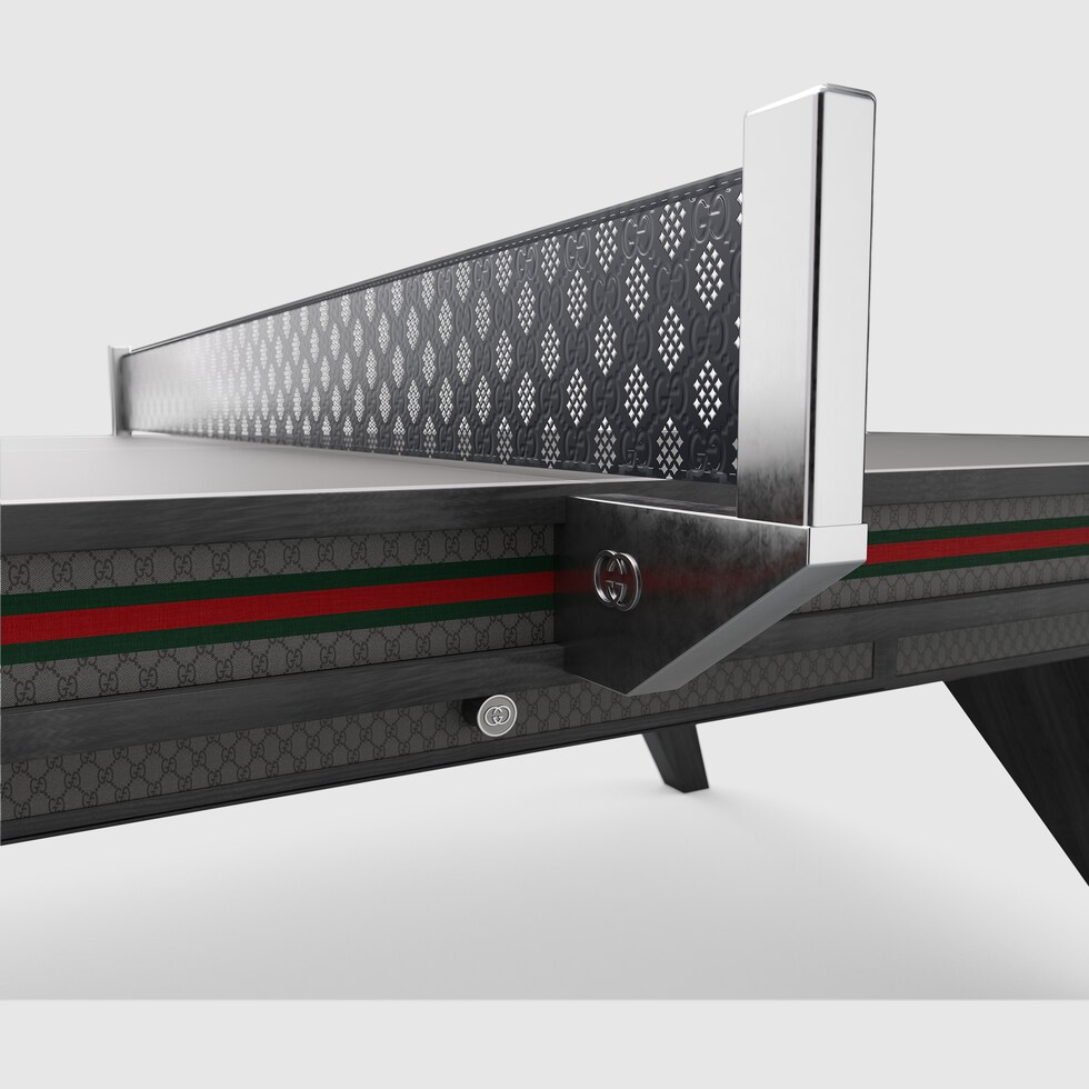 Tennis table in grey and black GG Supreme | GUCCI® US