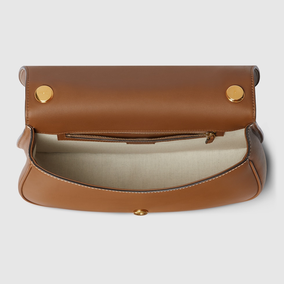 Gucci Blondie large top handle bag in brown leather | GUCCI® US