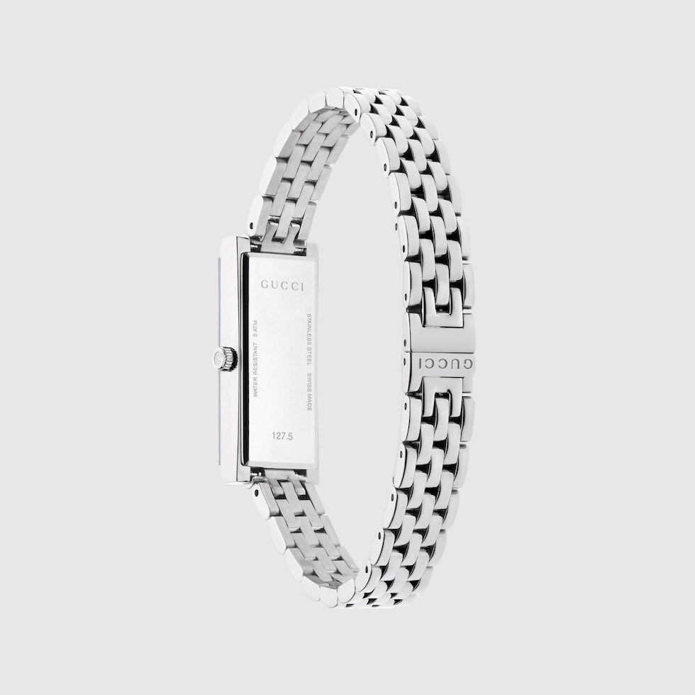 G-Frame watch, 14x34mm in steel | GUCCI® UK