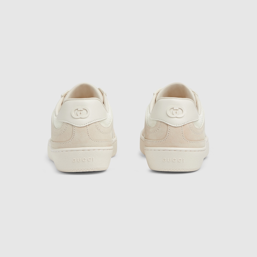 Women's G75 trainer in white suede | GUCCI® AU