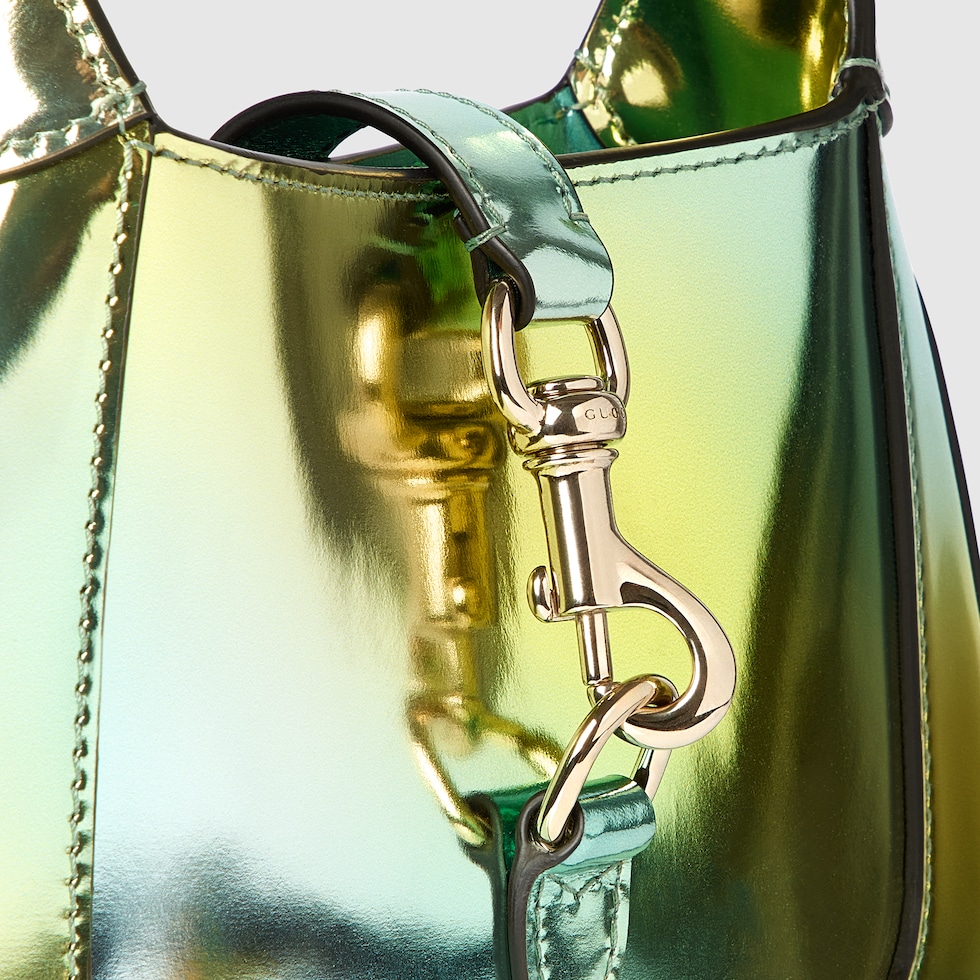 Gucci Jackie Notte mini bag in green and multicolor leather | GUCCI® Canada