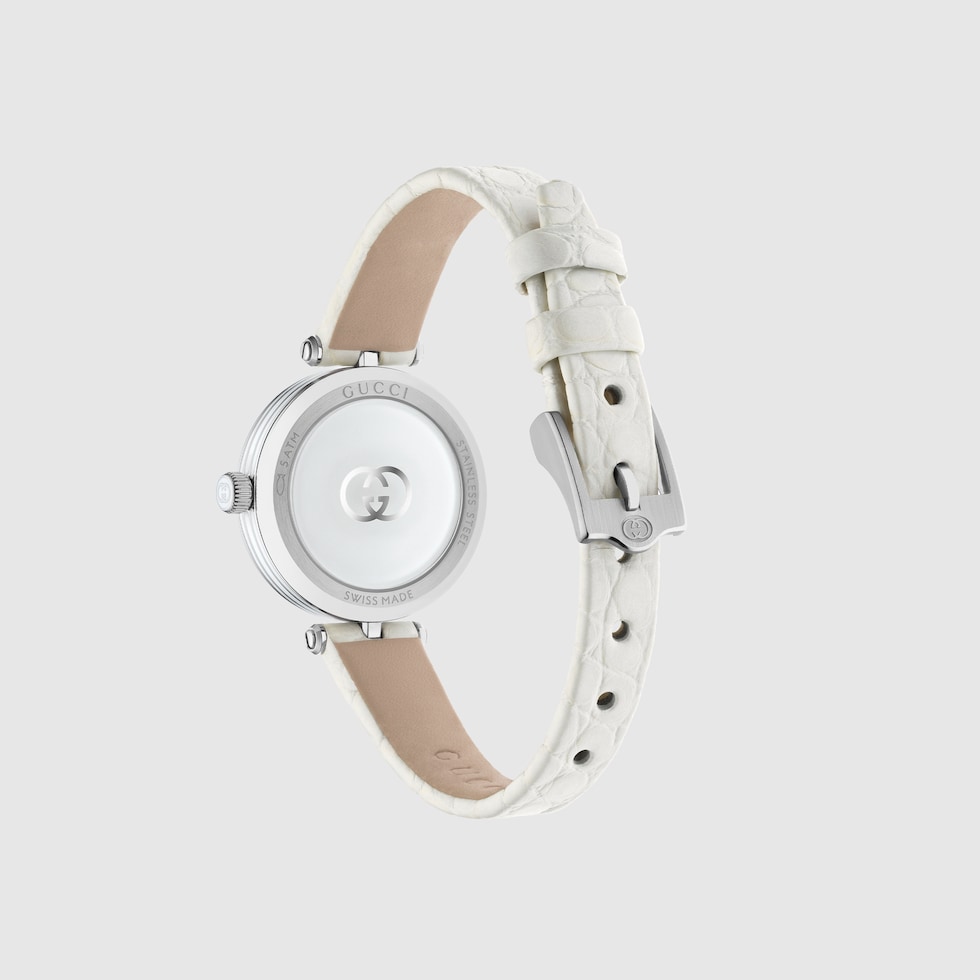 Model 2000 watch, 24mm in white alligator | GUCCI® ZA