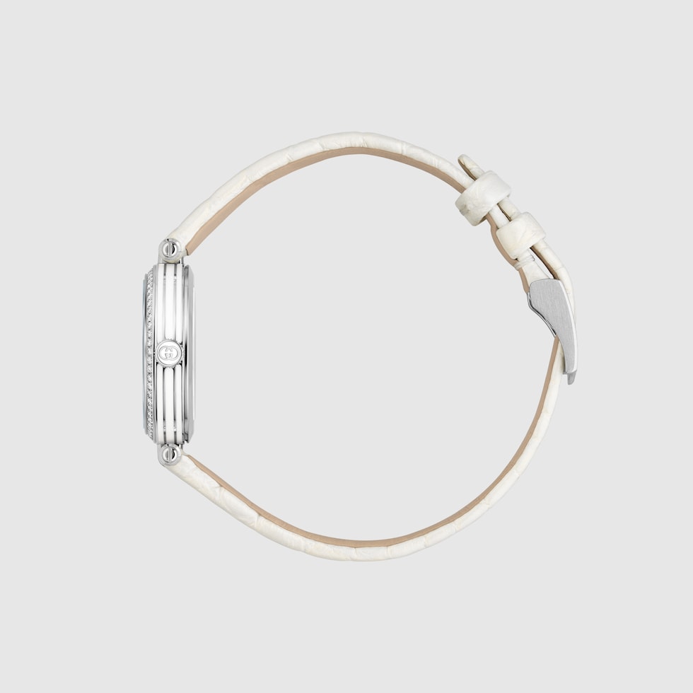 Model 2000 watch, 24mm in white alligator | GUCCI® FI