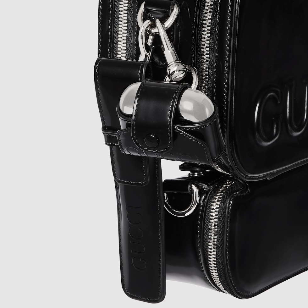 Funda para Apple Pencil en piel negra | GUCCI® ES