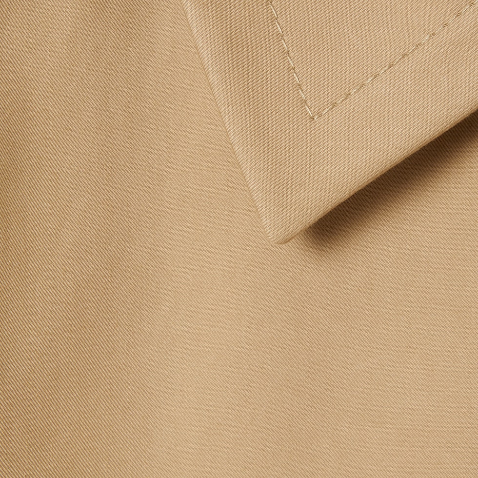 Cotton drill jacket in beige | GUCCI® US