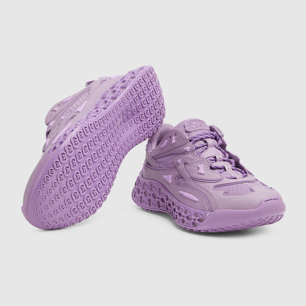 Men's Gucci cub3d trainer in purple Demetra and mesh | GUCCI® Australia