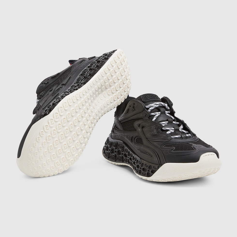 〔GUCCI cub3d〕 メンズ スニーカー ・ブラック デメトラ＆メッシュ | GUCCI公式