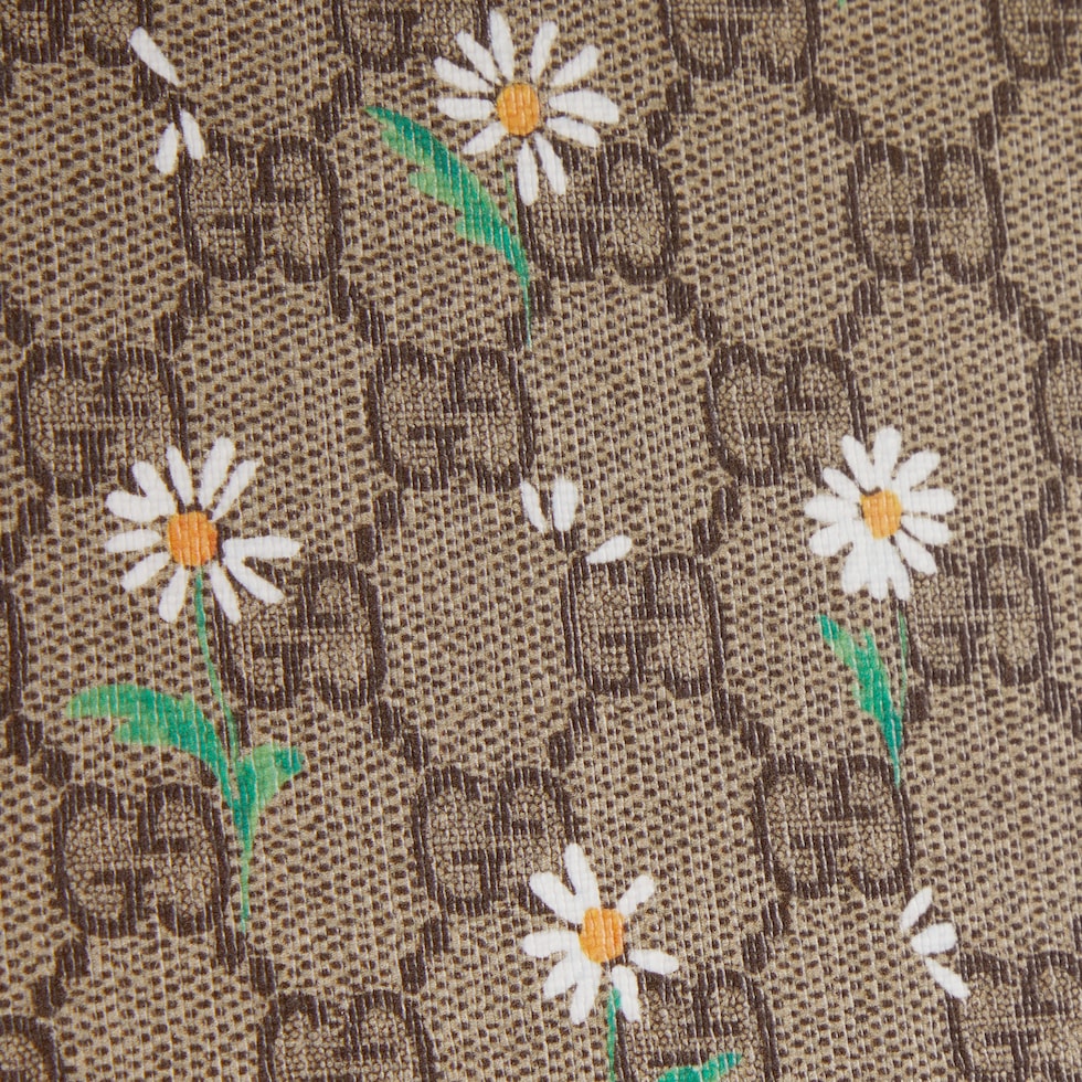 Children's printed GG tote bag in beige and brown GG Supreme | GUCCI® US