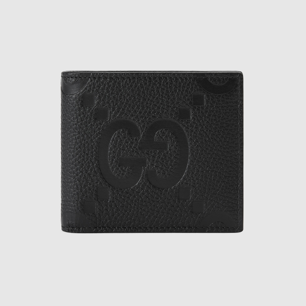 Jumbo GG coin wallet in black leather | GUCCI® ZA
