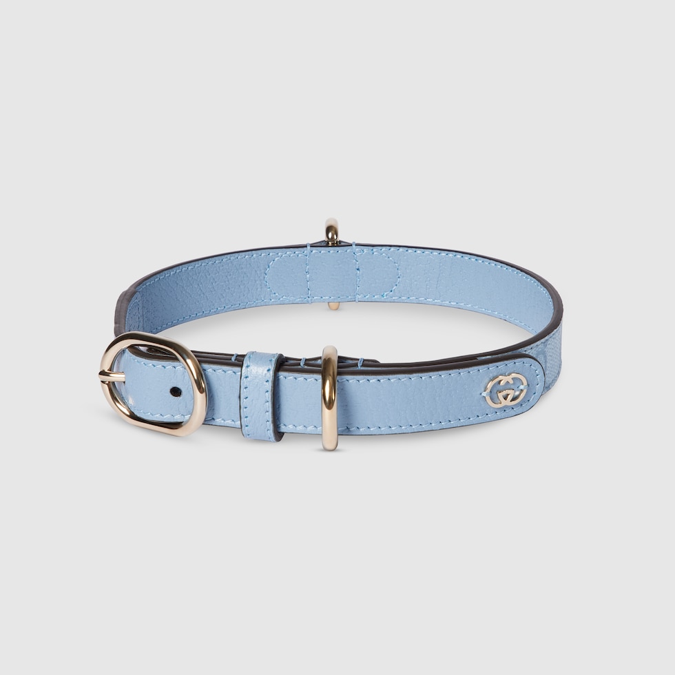 Small/medium collar in light blue fabric | GUCCI® US