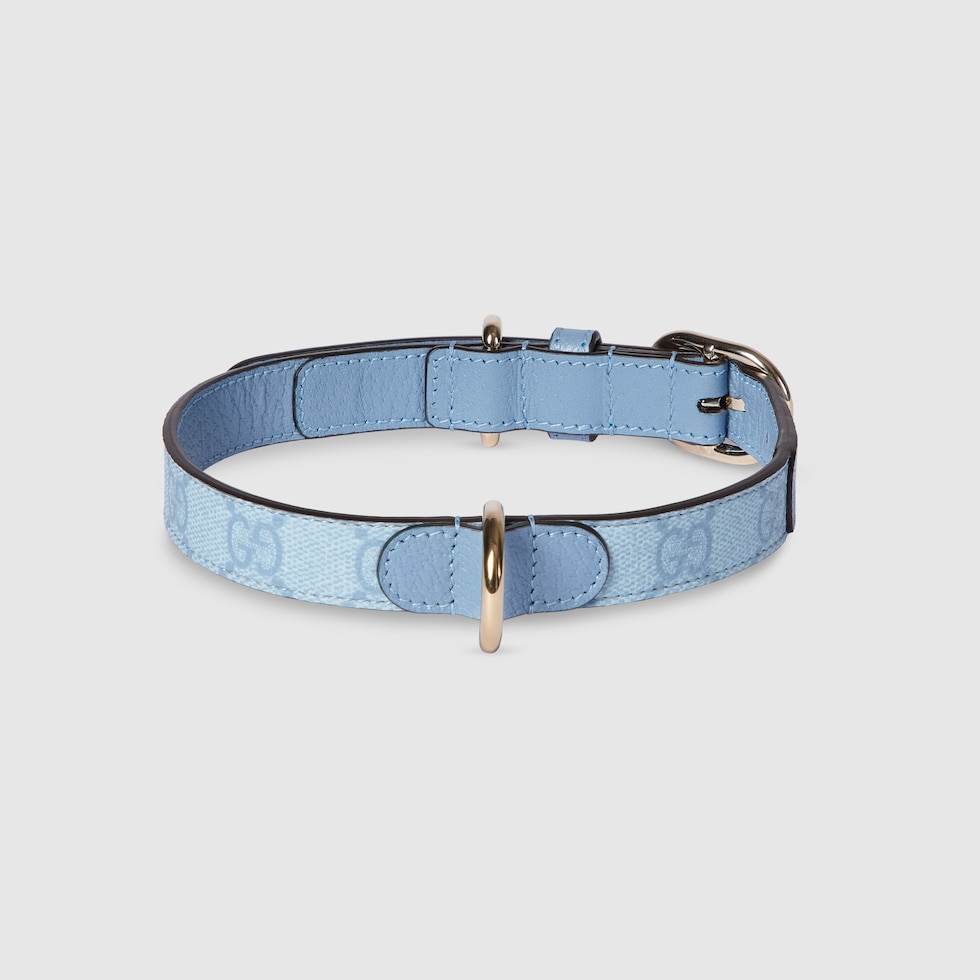 Small/medium collar in light blue fabric | GUCCI® NL