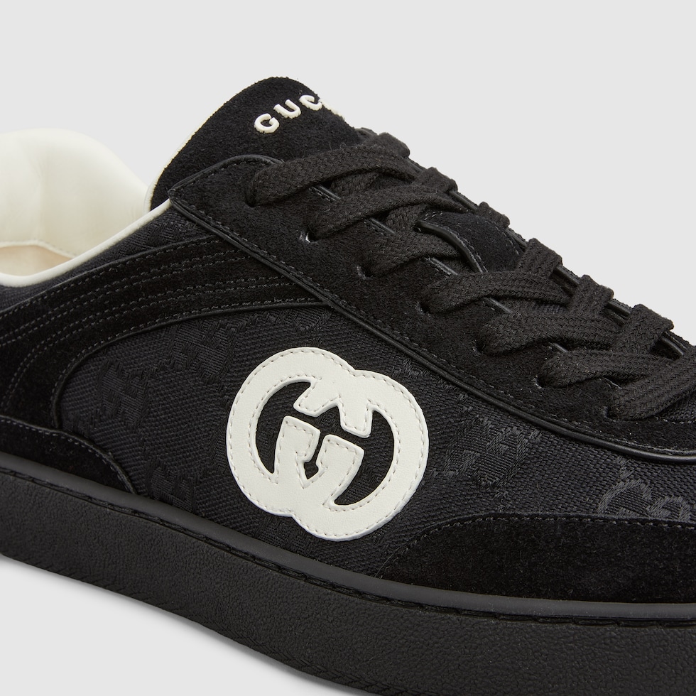 Sneaker G75 uomo in pelle scamosciata nera | GUCCI® IT