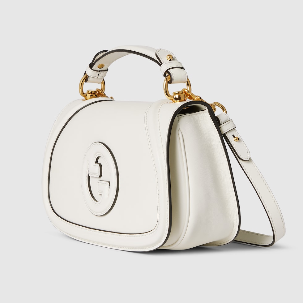 Borsa a mano Gucci Blondie misura media in pelle bianca | GUCCI® IT