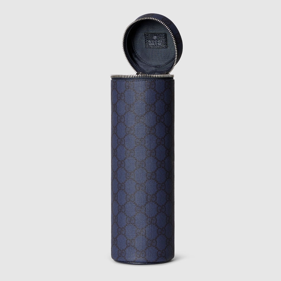 Tennis ball case in dark blue GG Supreme | GUCCI® US