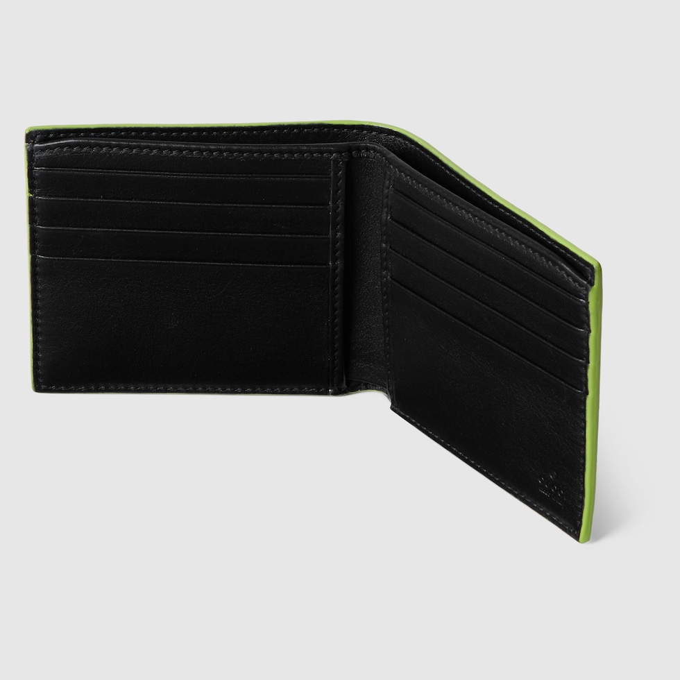 GG Marmont bi-fold wallet in black soft leather | GUCCI® AU