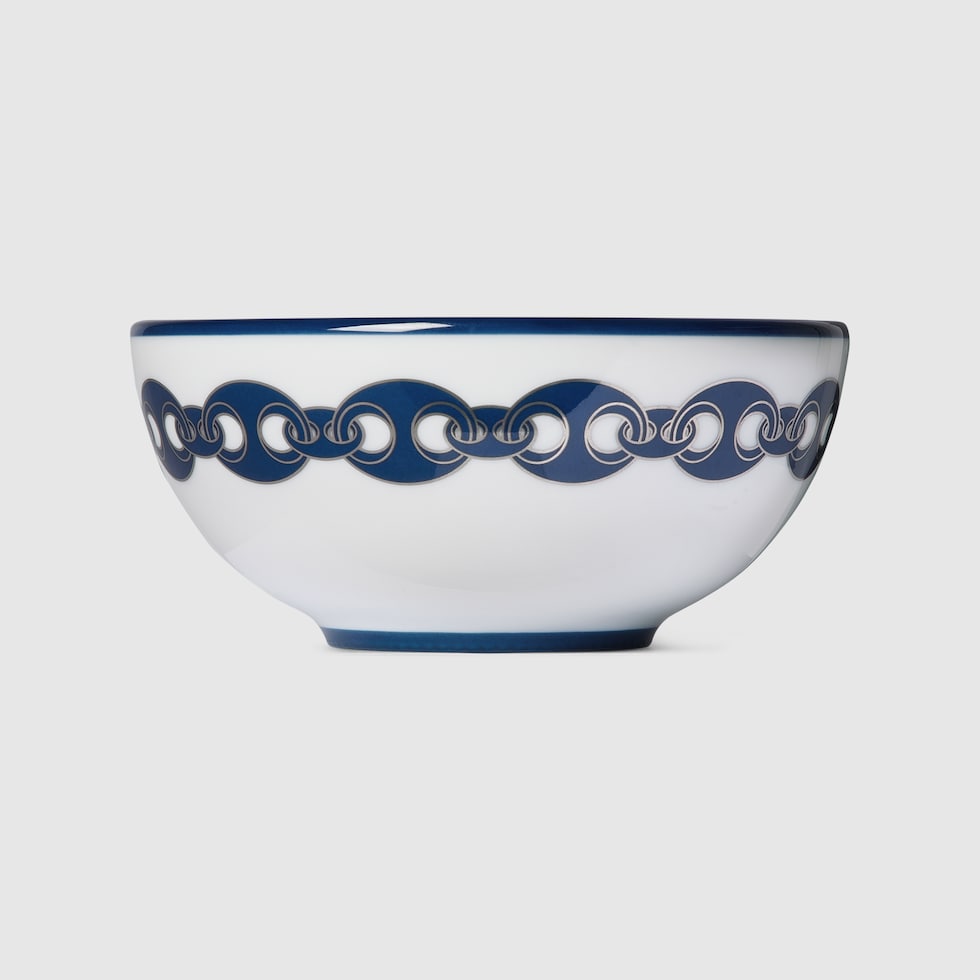 Gucci Marina fruit cup, set of two in off white and navy | GUCCI® US