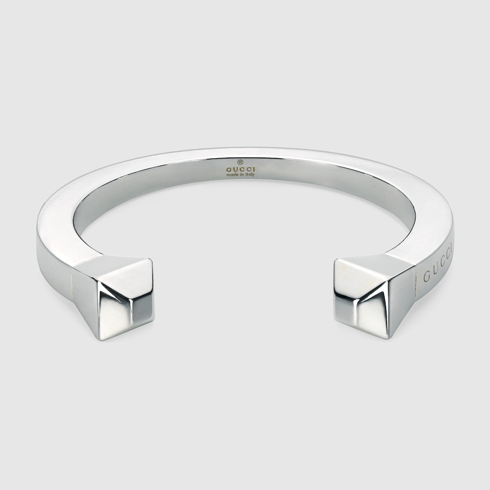 Chiodo cuff bracelet in 925 sterling silver | GUCCI® US