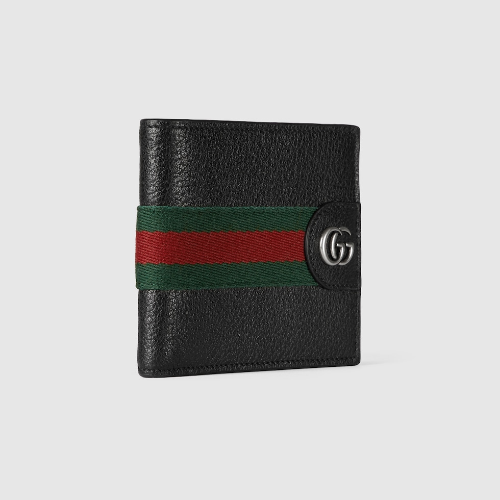 Ophidia coin wallet in black soft leather | GUCCI® HU