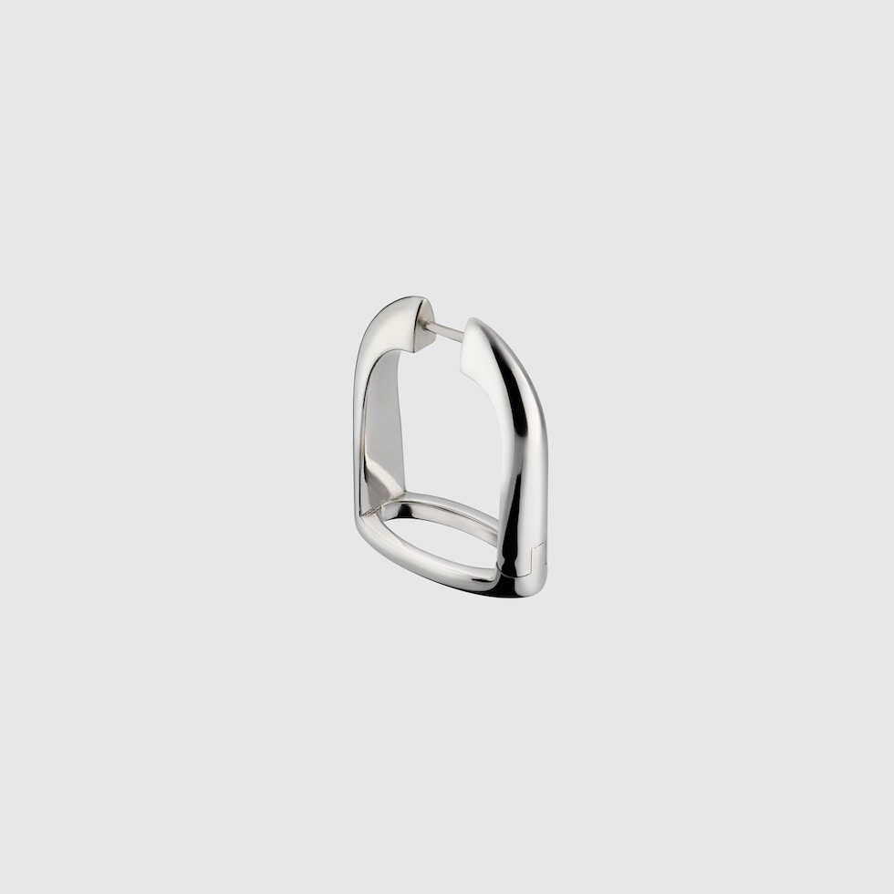 Gucci Staffa hoop earrings in 925 sterling silver | GUCCI® UK