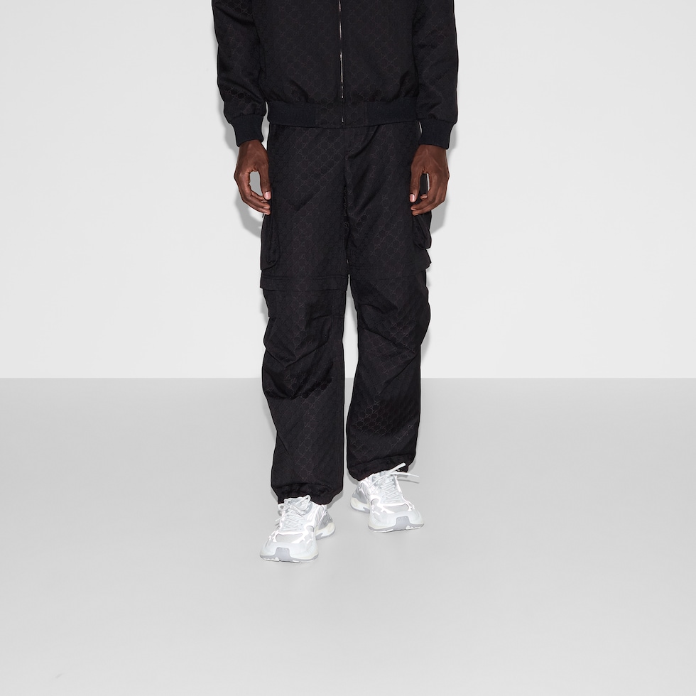 Men's Gucci 2.0 sneaker in white and grey mesh and leather | GUCCI® US