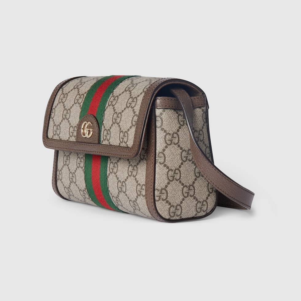 Ophidia mini shoulder bag in beige and brown GG fabric | GUCCI® US