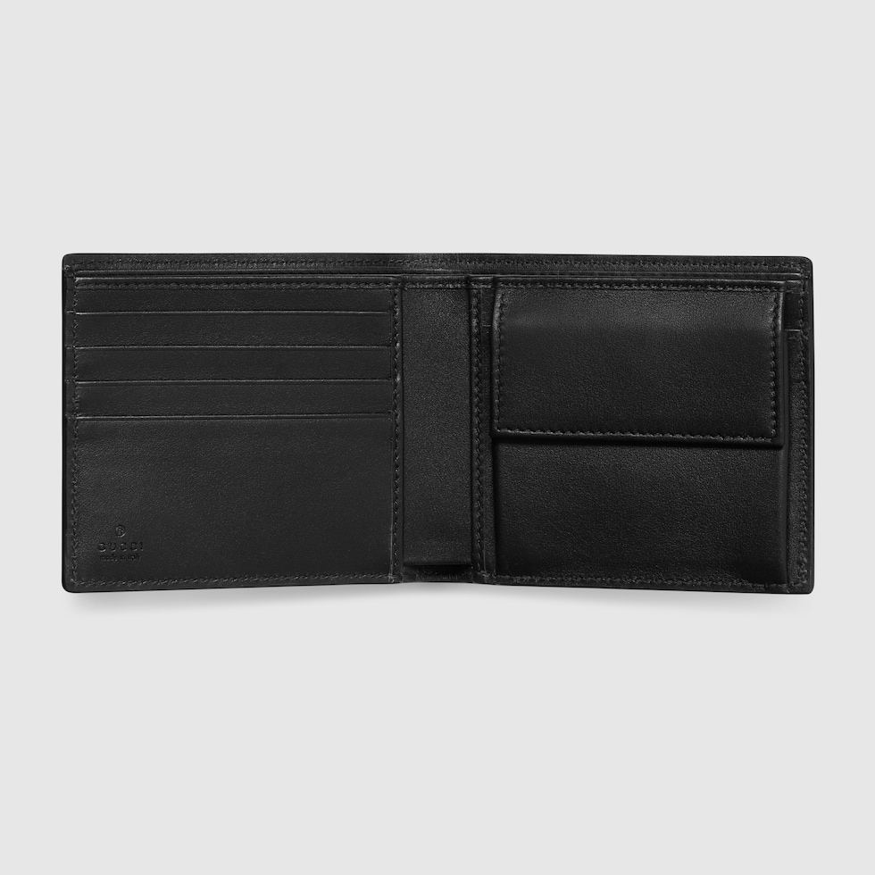 GG Marmont coin wallet in black soft leather | GUCCI® UK