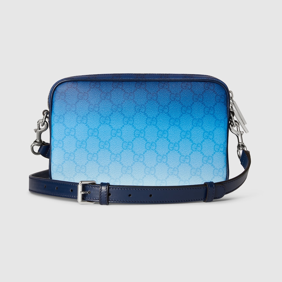 Gucci Chroma small crossbody bag in gradient blue fabric | GUCCI® UK