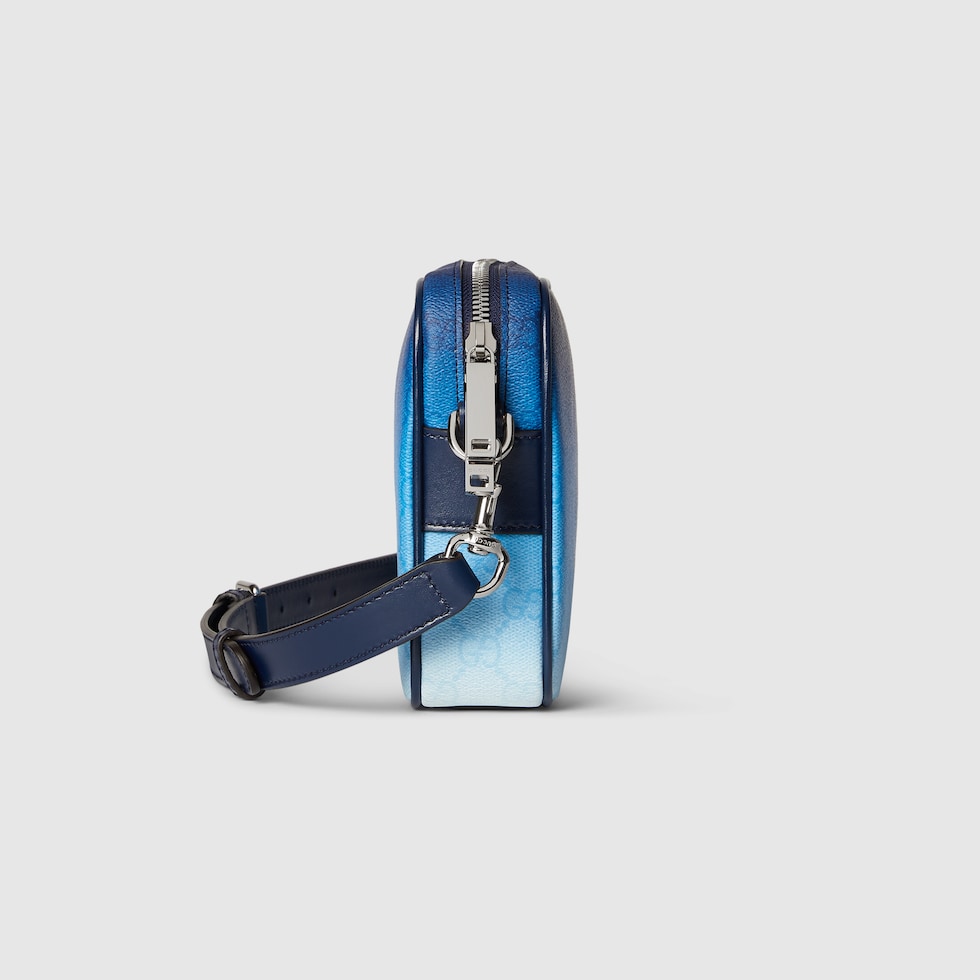 Gucci Chroma small crossbody bag in gradient blue fabric | GUCCI® UK