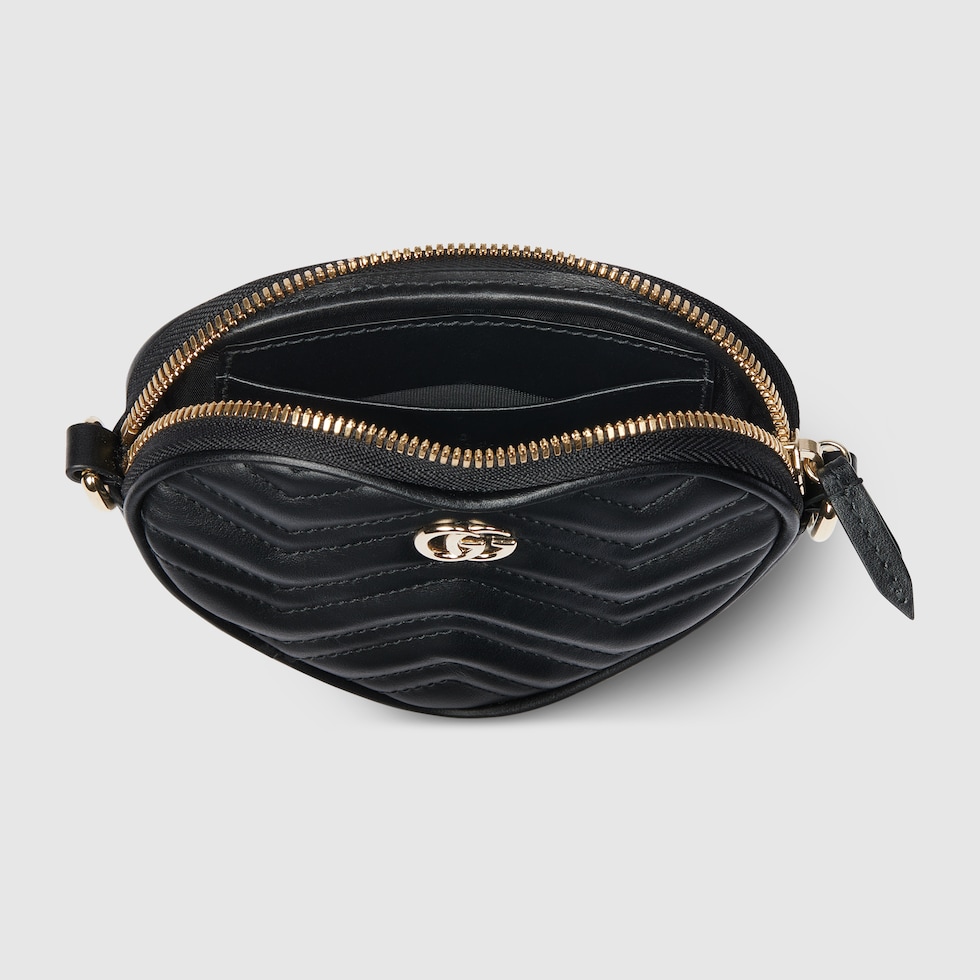 GGマーモント〕ミニバッグブラック レザー | GUCCI公式 GGマーモント〕ミニバッグブラック レザー | GUCCI公式