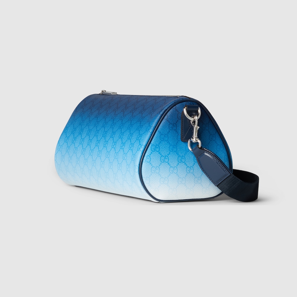 Gucci Chroma small cylinder bag in gradient blue fabric | GUCCI® IE