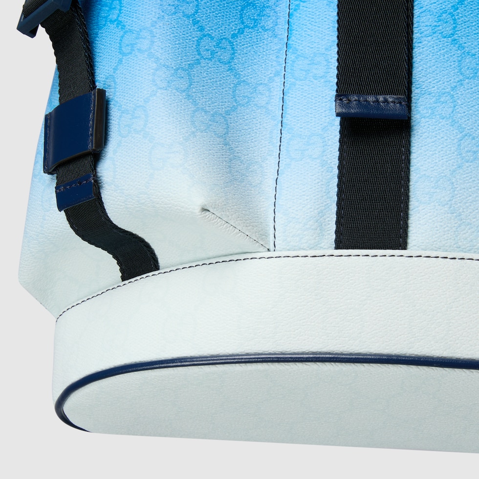Gucci Chroma large backpack in gradient blue fabric | GUCCI® UK