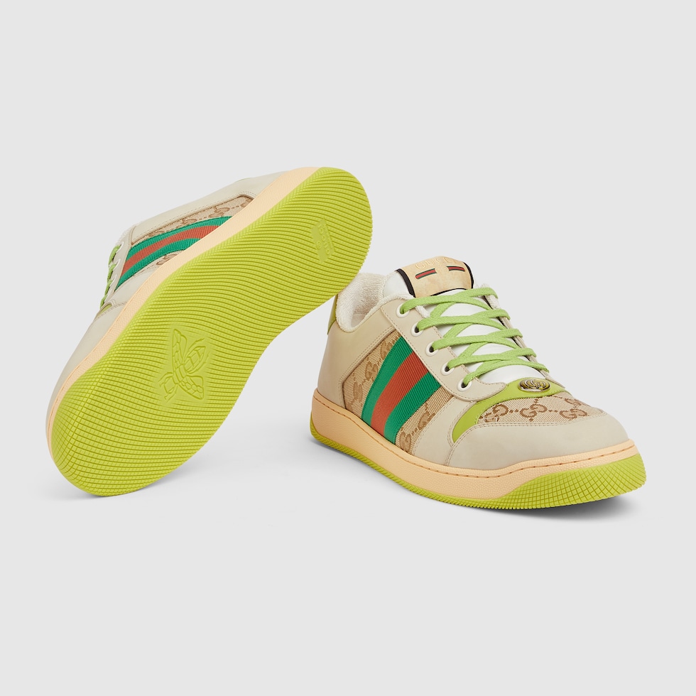 Men's Screener sneaker in multicolor Original GG canvas | GUCCI® US