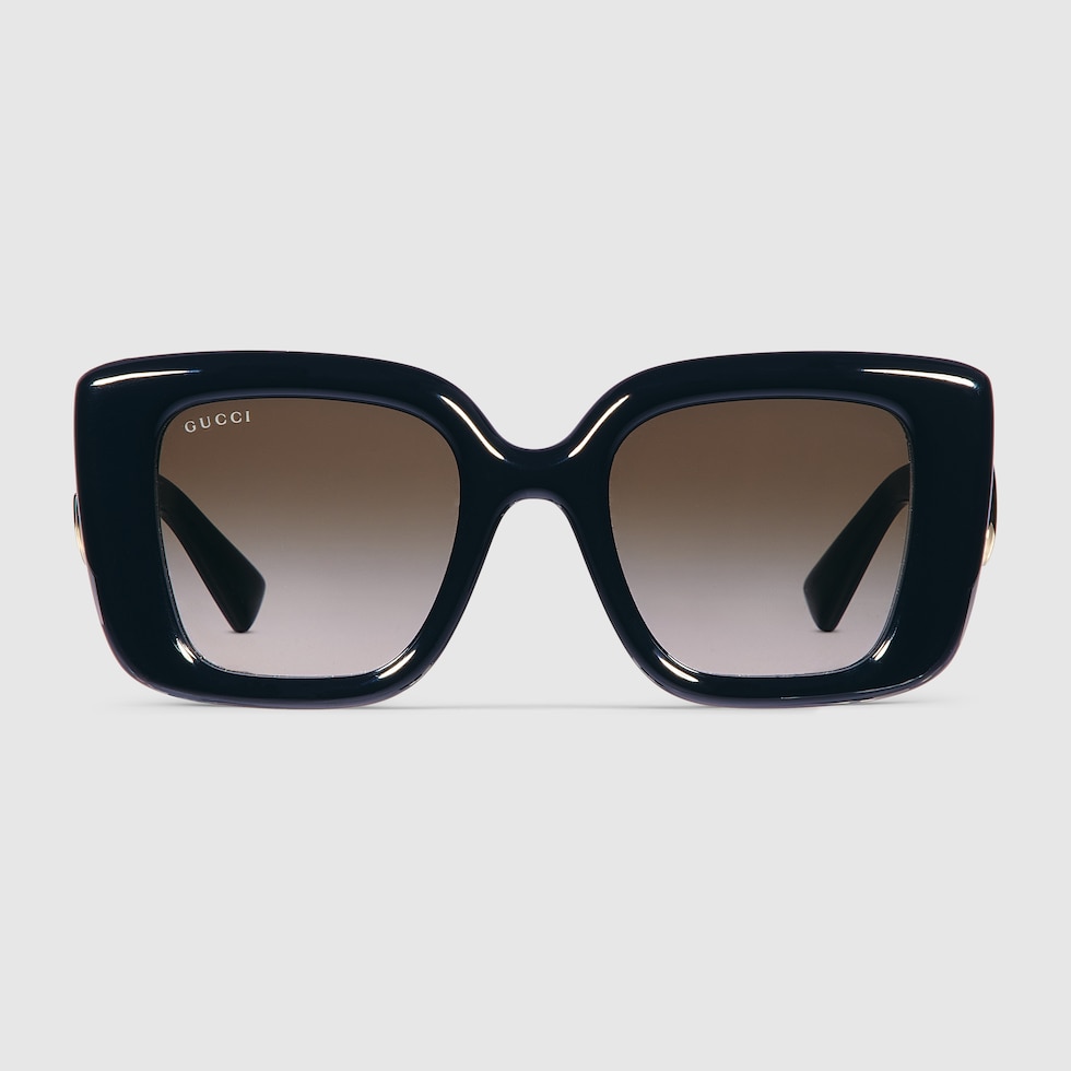 Butterfly frame sunglasses in black | GUCCI® UK