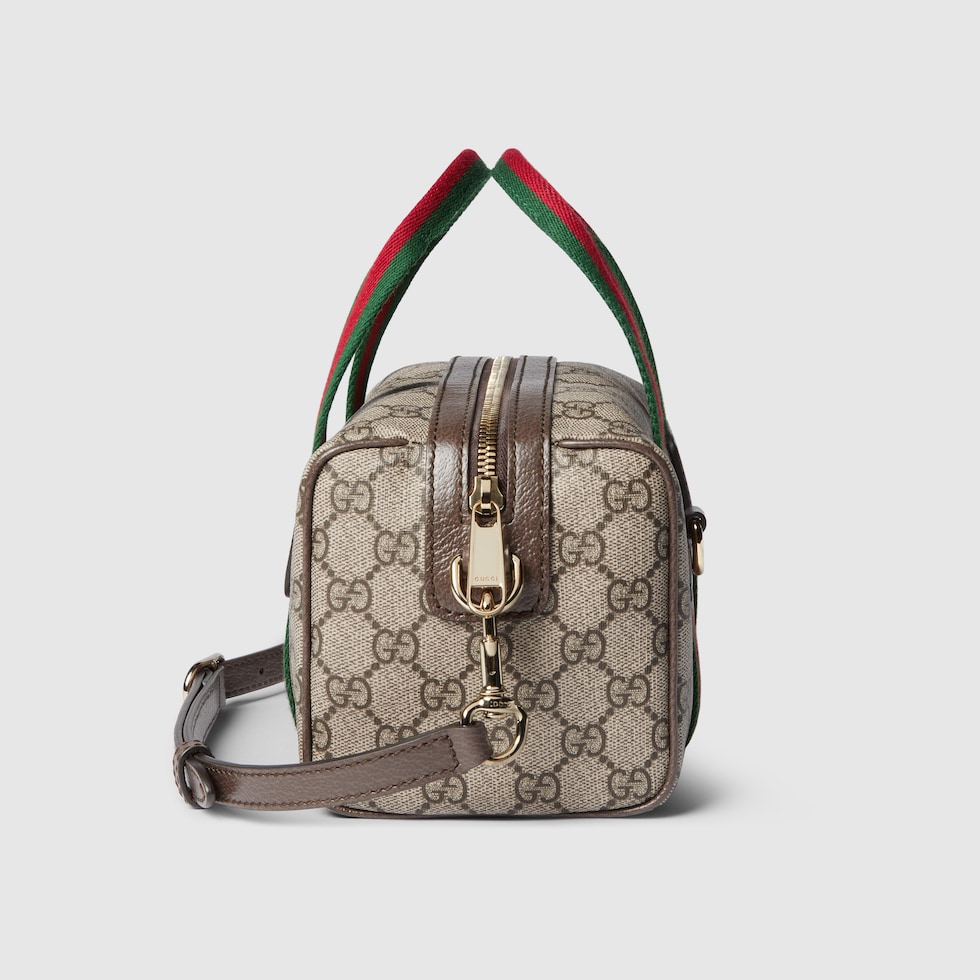 Bolso Gucci Mini GG en tejido con GG beige y marrón | GUCCI® ES
