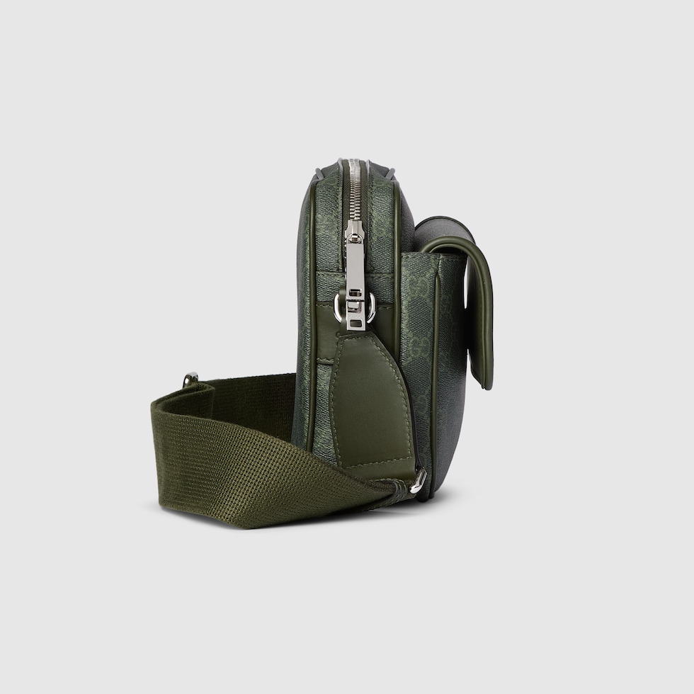 GG Monogram small crossbody bag in forest green GG fabric | GUCCI® US