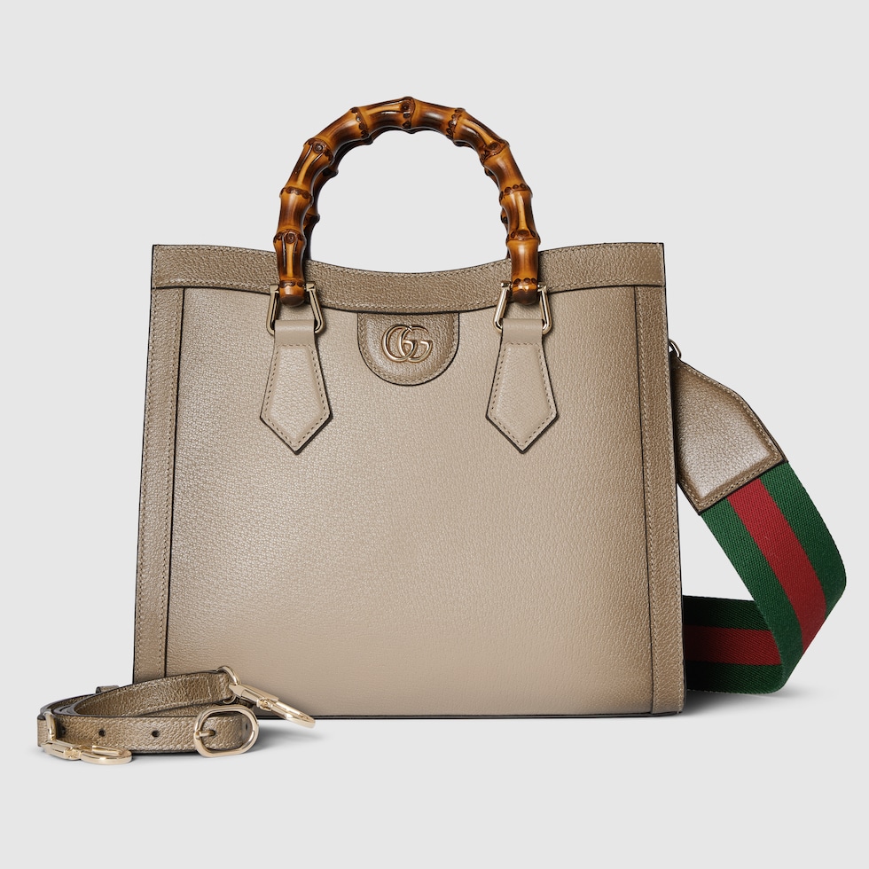 Gucci Diana medium tote bag in gradient beige leather | GUCCI® UK