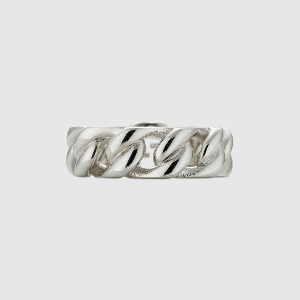 Anello Gucci Interlocking in argento 925 | GUCCI® IT