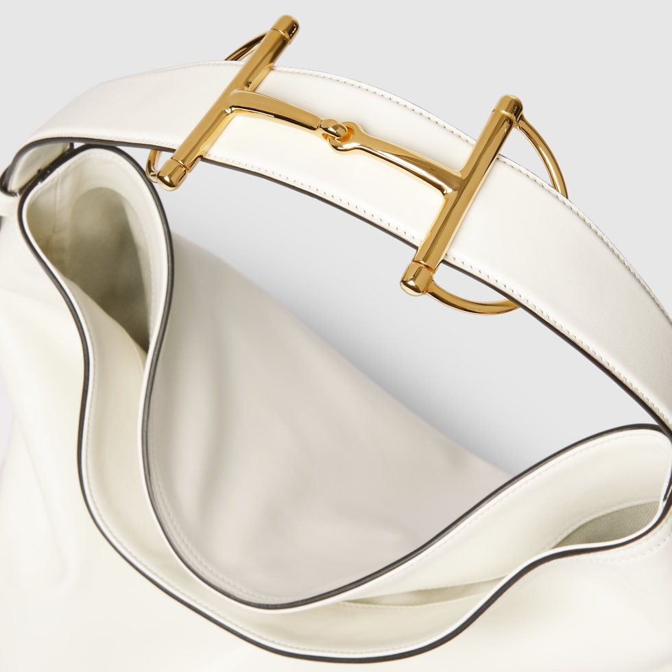 Gucci Beatrix large tote bag in white leather | GUCCI® ZA