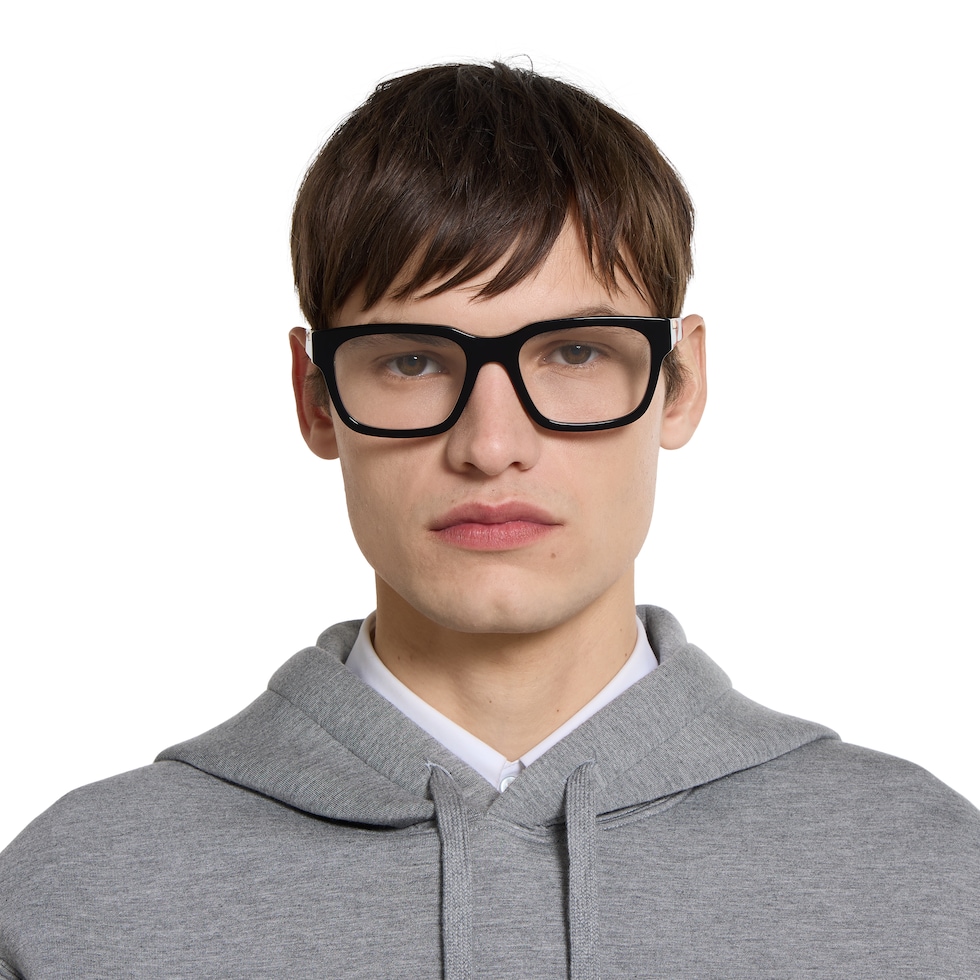 Rectangular optical frame in black | GUCCI® US