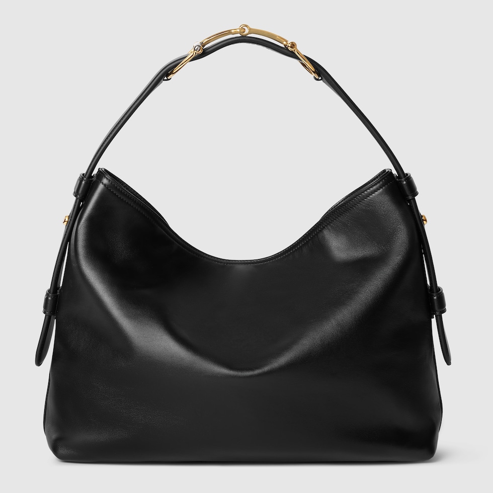 Gucci Beatrix medium tote bag in black leather | GUCCI® US